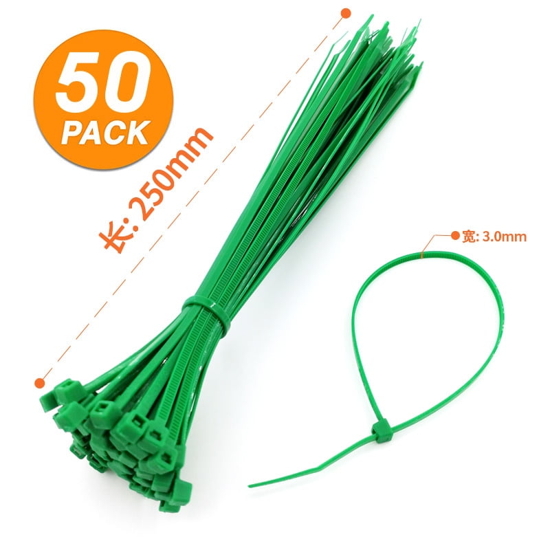 50/100/200pcs Fixed Plant Ties Garden Plastic Self-locking Clasp Cable ...