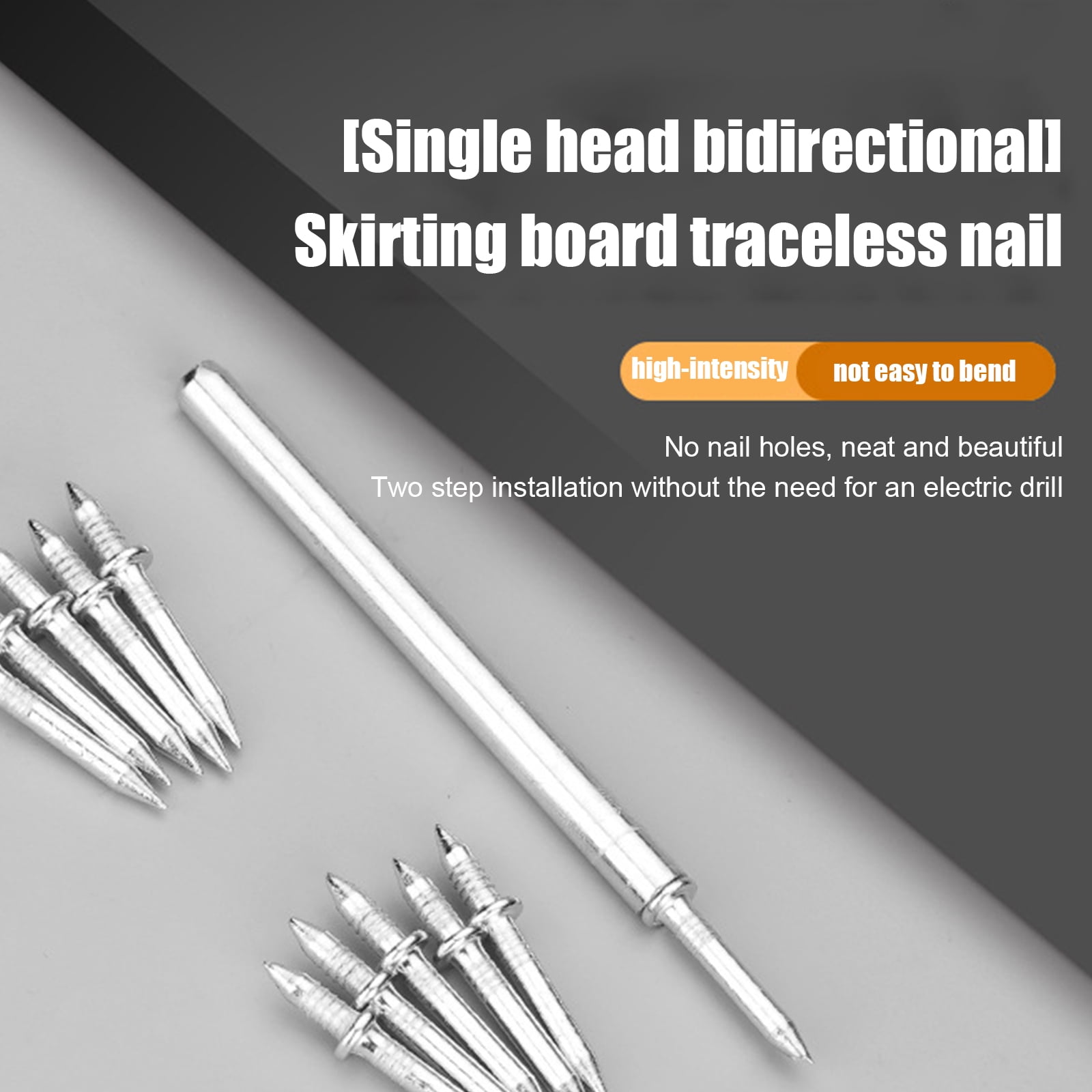 50-100 Counts New Double-Headed Skirting Thread Seamless Nail Non ...