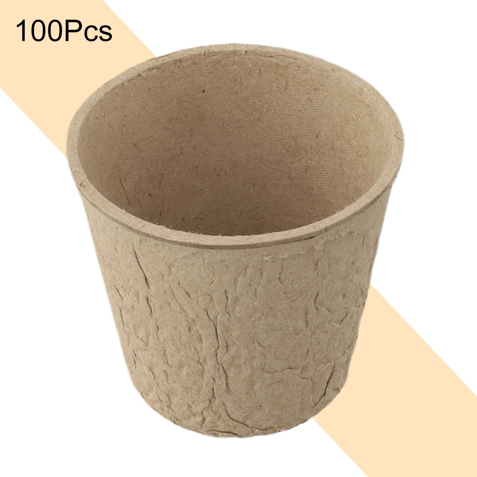 50/100 Pack Biodegradable Plant beginer Pots for Indoor and Outdoor Use ...