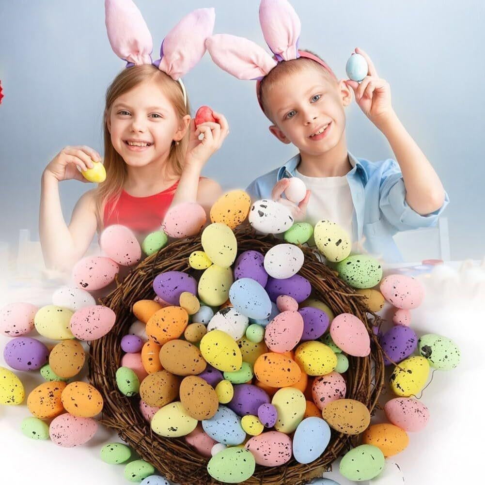 50/100 Pcs Decorative Easter Eggs Easter Mini Eggs Pastel Easter Eggs ...