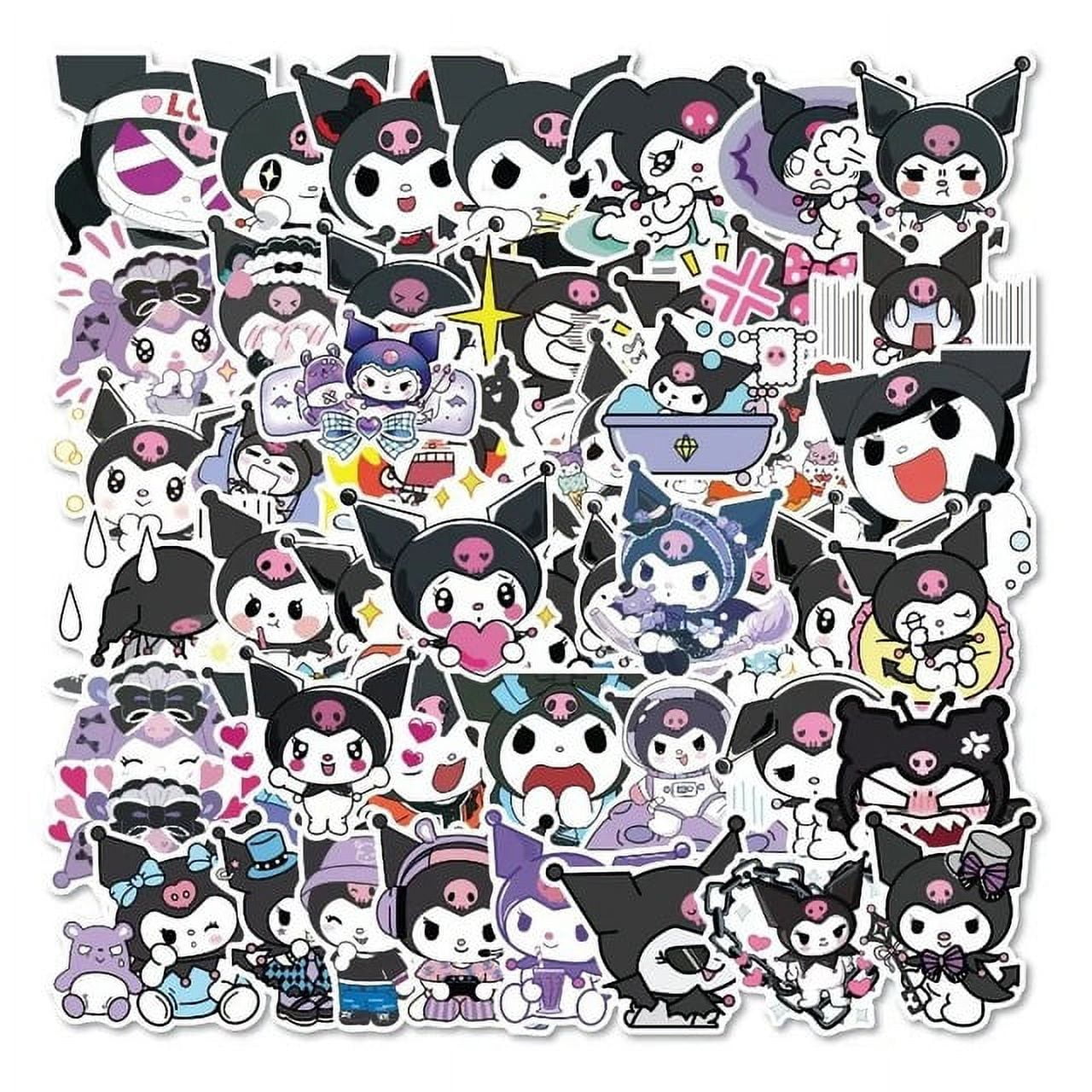 50/100 Sanrio Stickers Waterproof Cute Anime Sticker Pack Hello Kitty ...