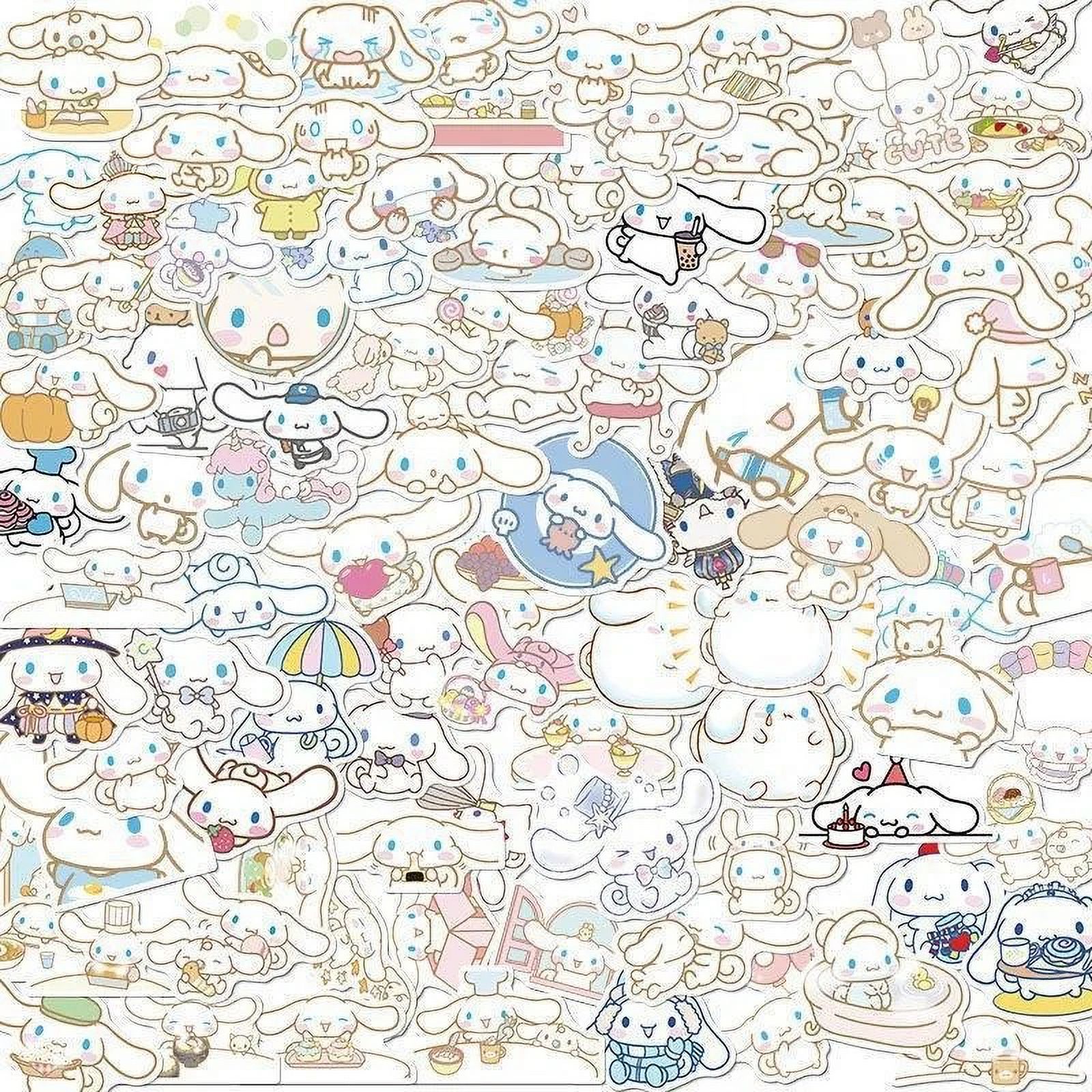 50/100 Sanrio Stickers Waterproof Cute Anime Sticker Pack Hello Kitty ...