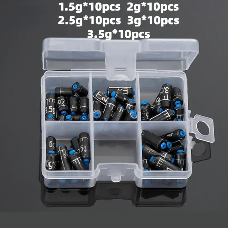 50/100 pieces scale lead table fishing lead leather scale lead fishing ...