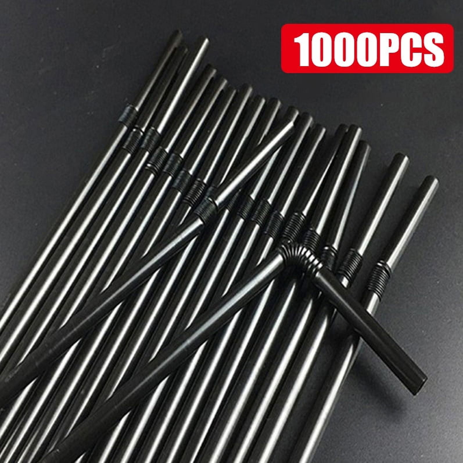 50-1000Pcs Multicolor Straw Drinking Kunststof Straws for Wedding Party ...