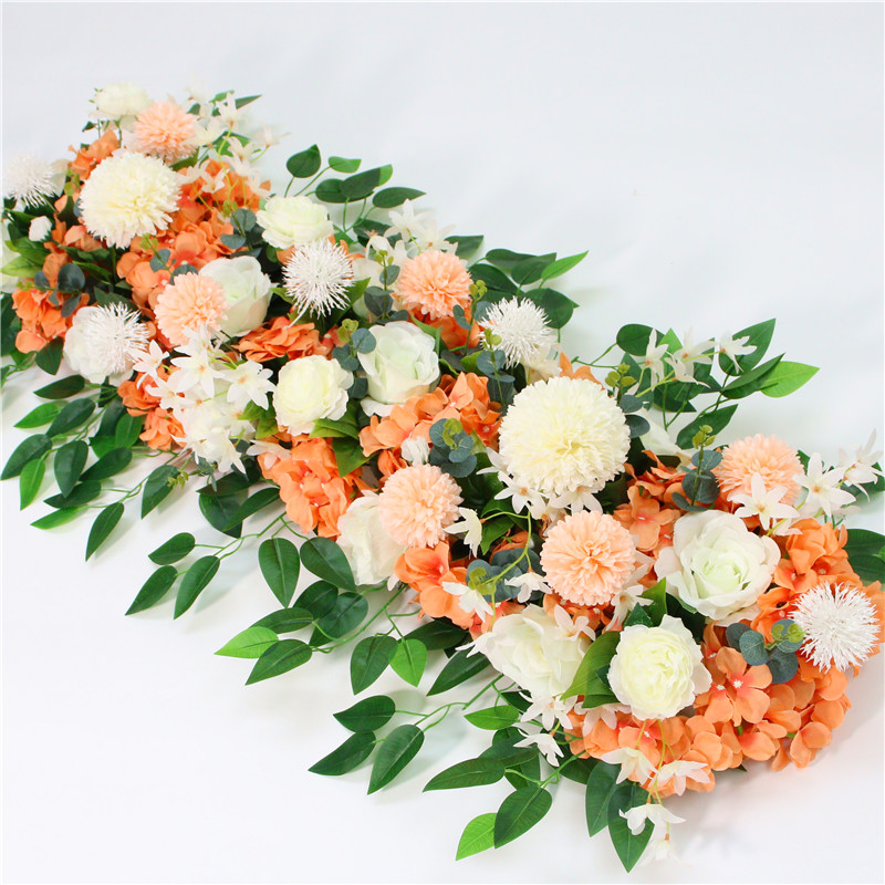 50/100CM DIY Wedding Flower Wall Arrangement Supplies Silk Peonies Rose ...