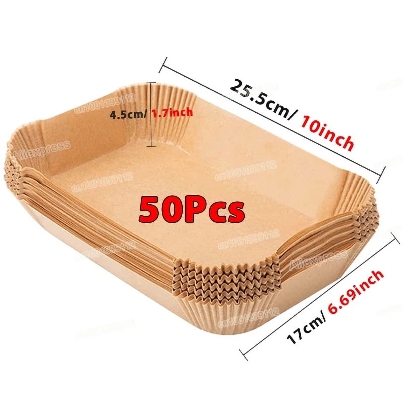 50/100Pcs Air Fryer Disposable Paper Non-Stick Airfryer Baking Papers ...