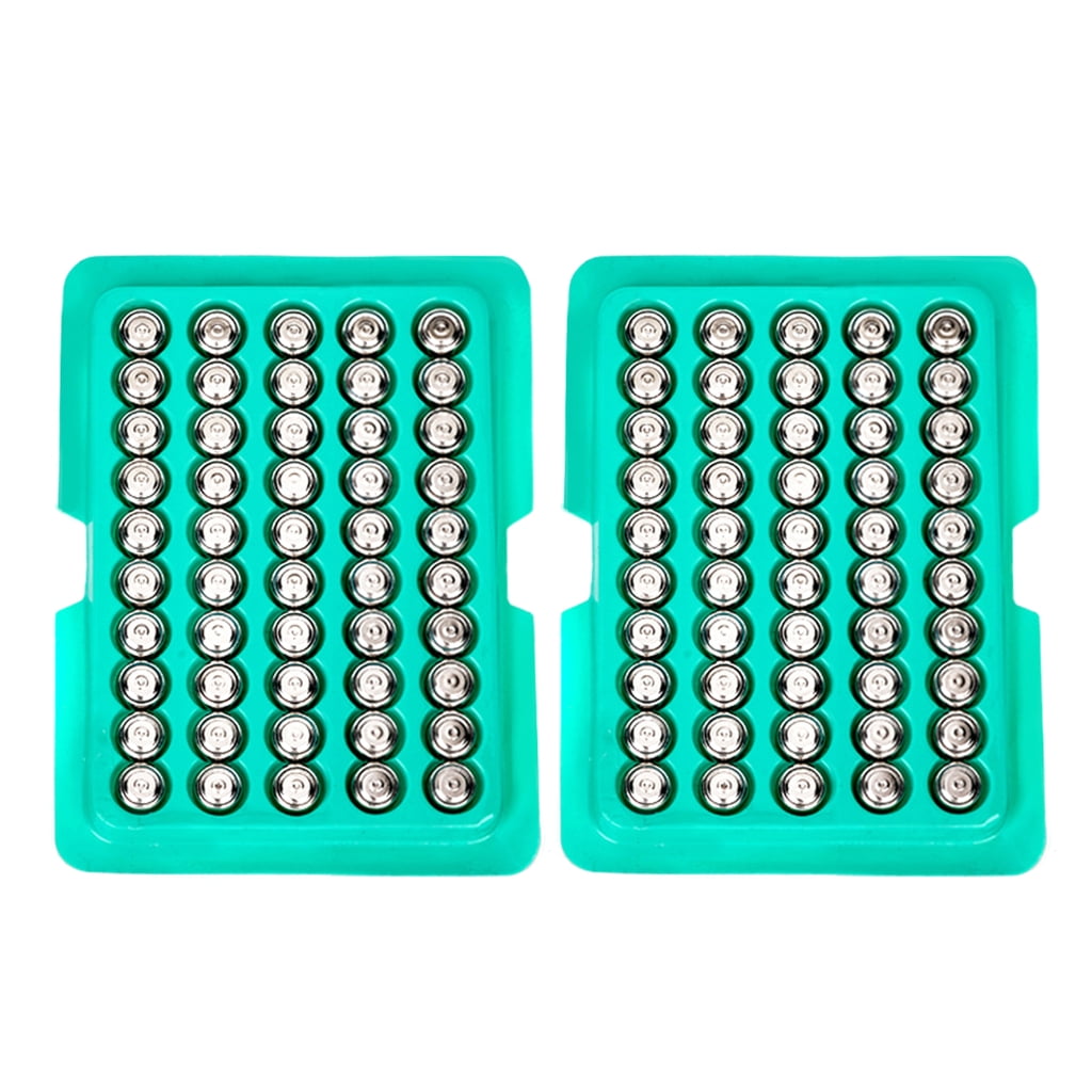 50/100Pcs Button Coin Cell Battery AG13 LR44 A76 357 357A 1.55V Zinc ...
