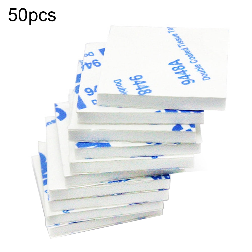 50/100Pcs Double Sided Foam Tapes Home Waterproof Square Adhesive ...