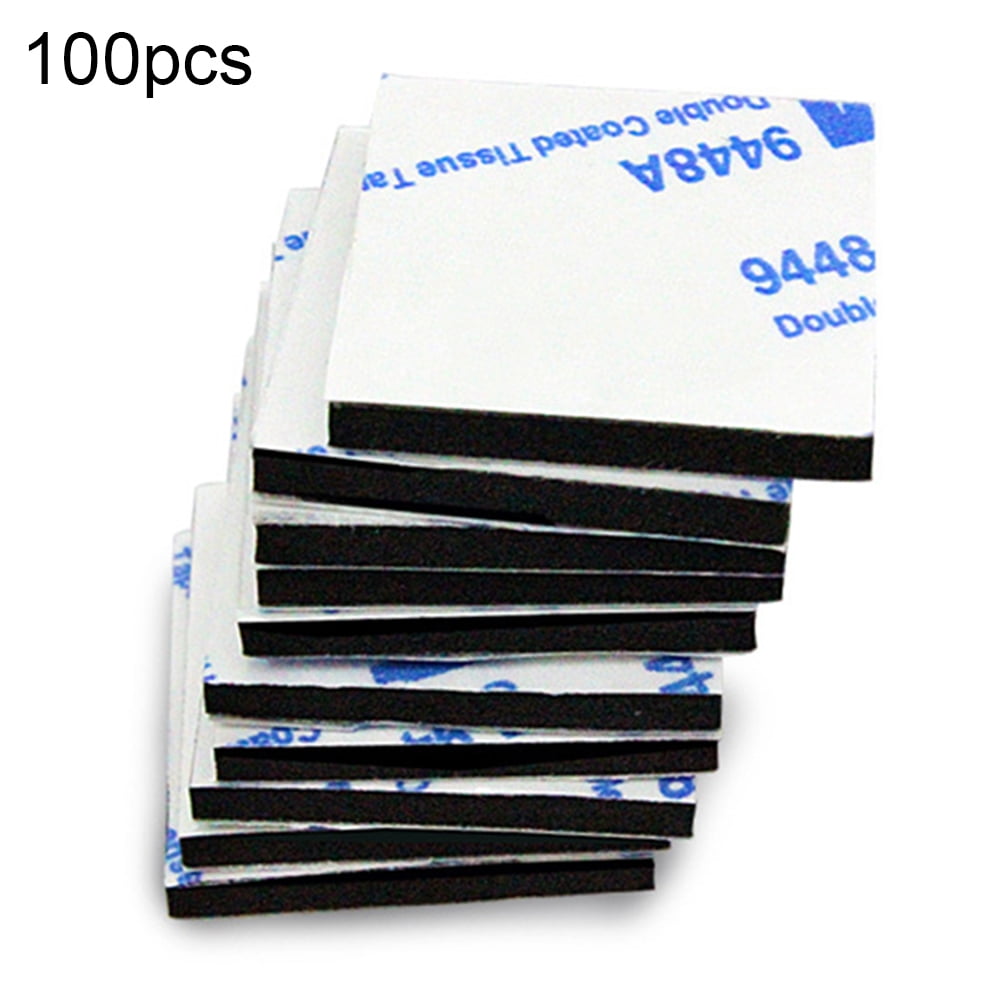 50/100Pcs Double Sided Foam Tapes Home Waterproof Square Adhesive ...