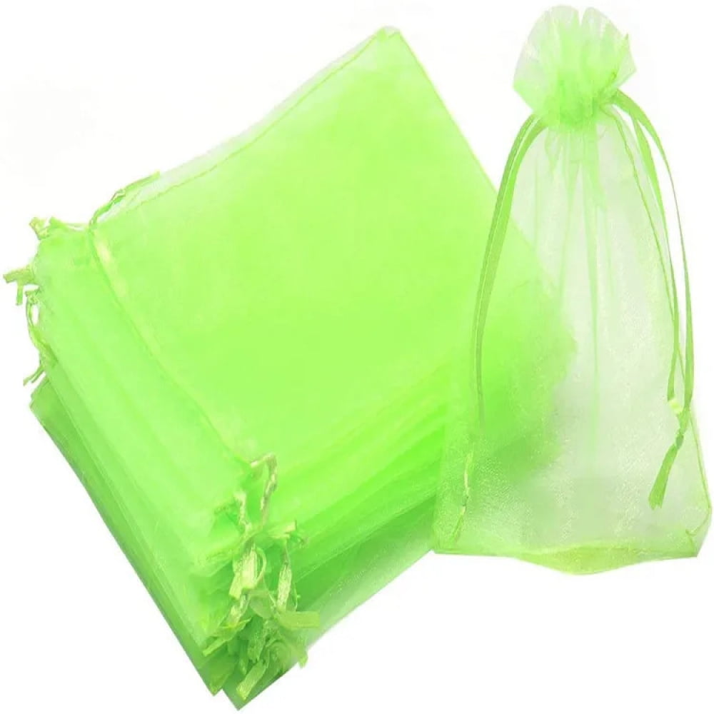 50/100Pcs Fruit Protection Netting Bags with Drawstring Reusable Grape ...