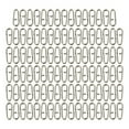 50/100Pcs Stainless Steel Split Rings Rustproof Oval Split Clip Fishing ...