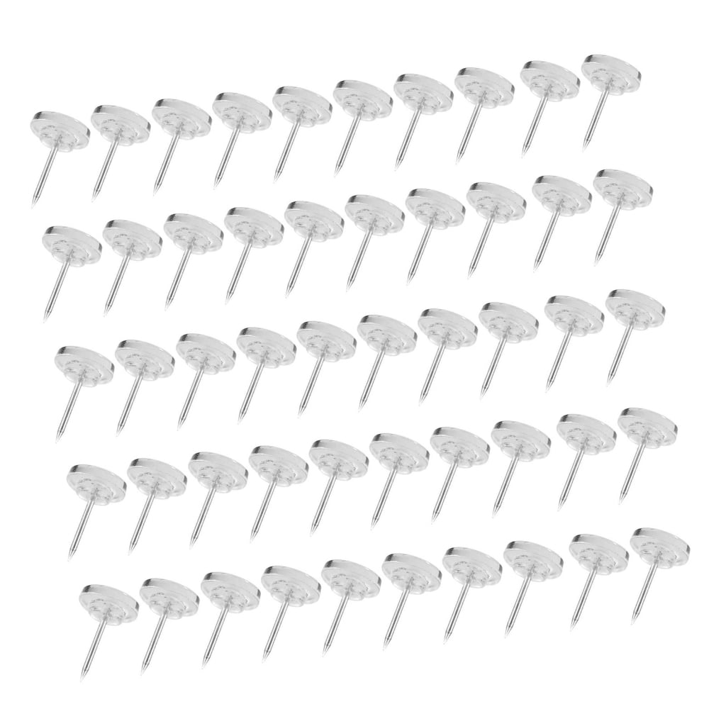 50/100Pcs Thumbtacks Wall Pin Flat Head Thumb Tacks Map Tacks Thumb ...
