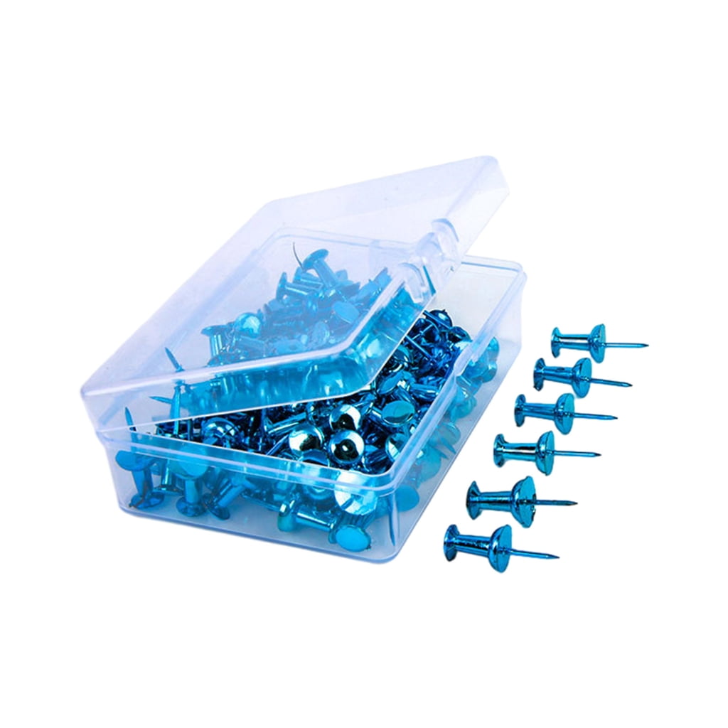 50/100Pieces Metal Push Pins I-shape Map Pins Thumb Tacks Pushpins for ...