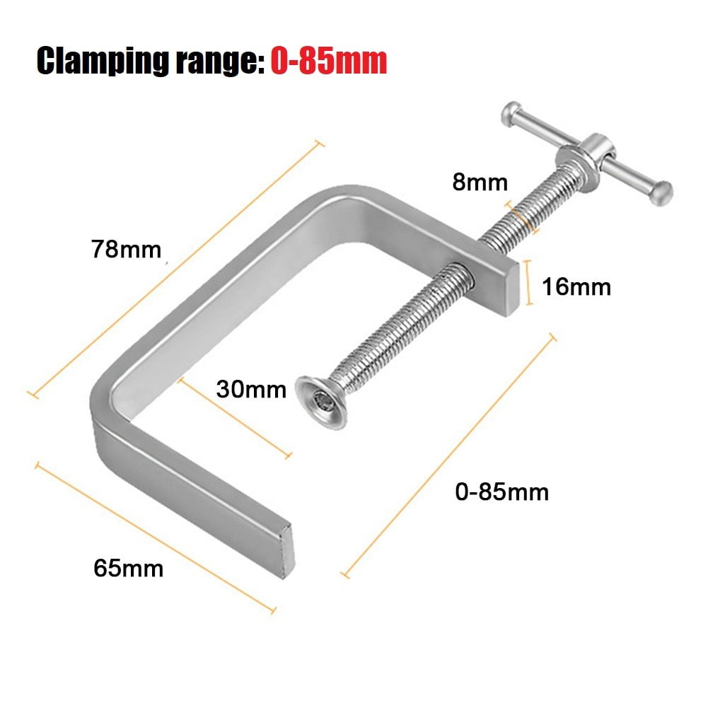 50-100mm Woodworking Clamp C-Clamp G-Clamp For Wood Plastic Drilling ...
