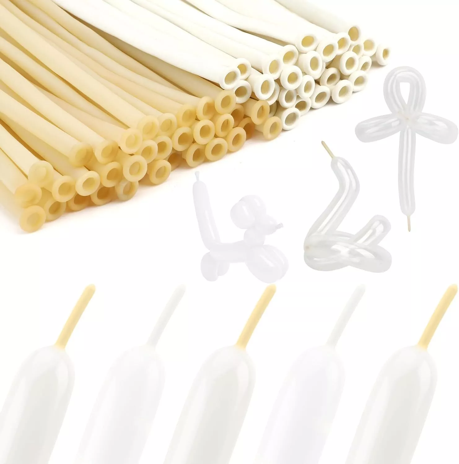 50/100pcs 260 Balloons Long Modelling Balloons for Kids Birthday ...