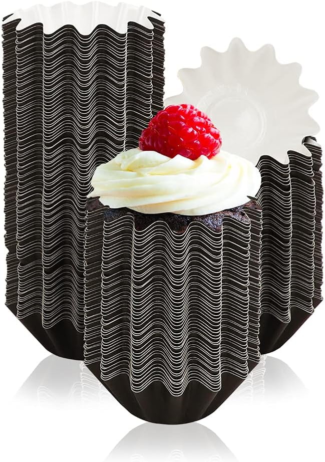 50/100pcs Wave Flower Cupcake Cup Liner Muffin Macaron Cake Wrappers ...
