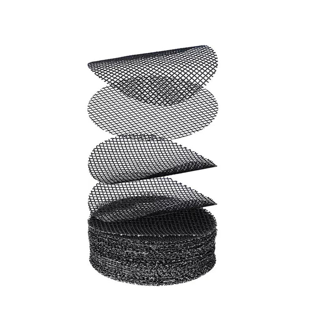 50/100x Pot Hole Mesh Pad,Bonsai Pot Bottom Grid Mat Mesh Drainage ...