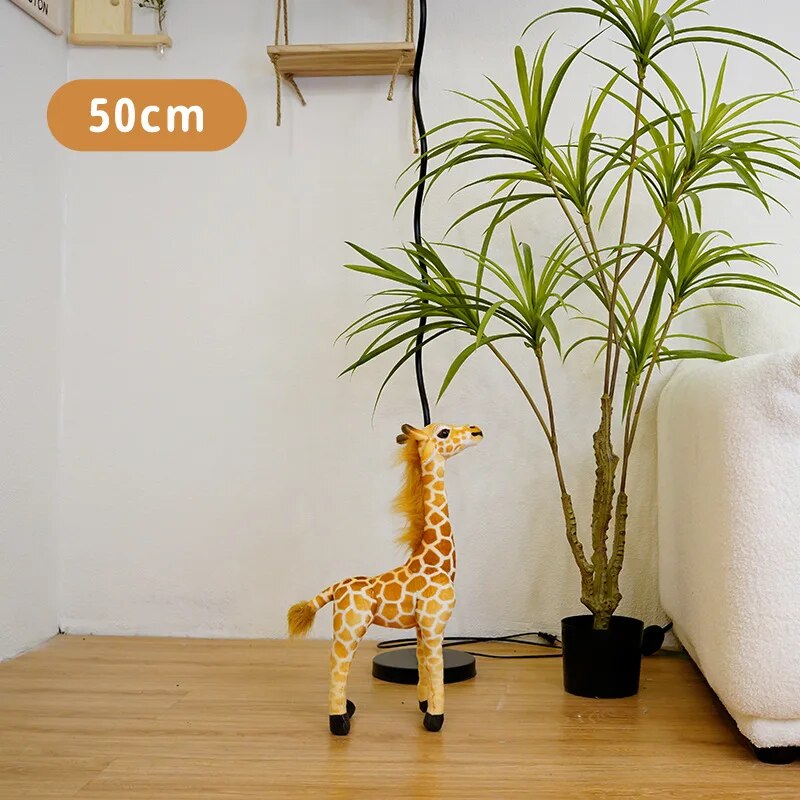 50-120CM Giant Size Simulation Giraffe Plush Toys Real Life Cute ...
