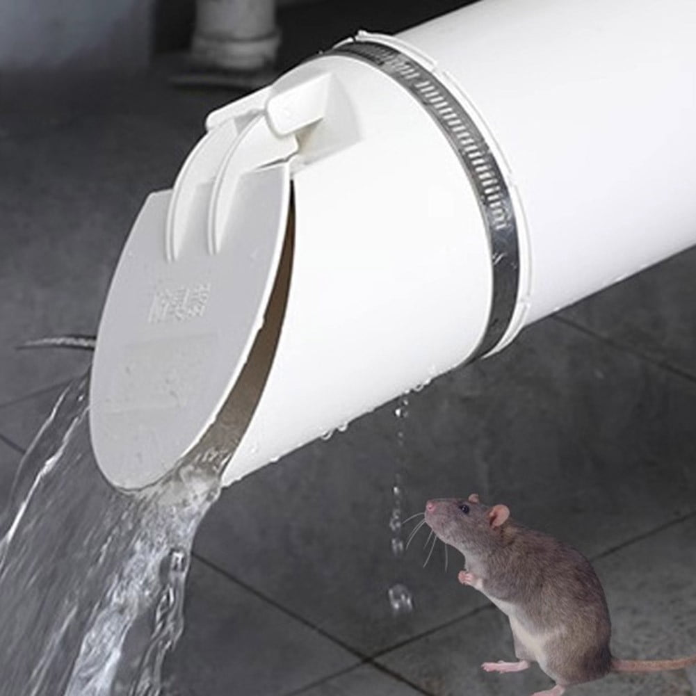 50-160Mm Pvc Drainage Pipe Floor Drains Auto Closing Displacement Valve ...