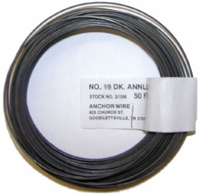 50' 19 Gauge Dark Annealed Galvanized General Purpose Wire, pack of 12 ...
