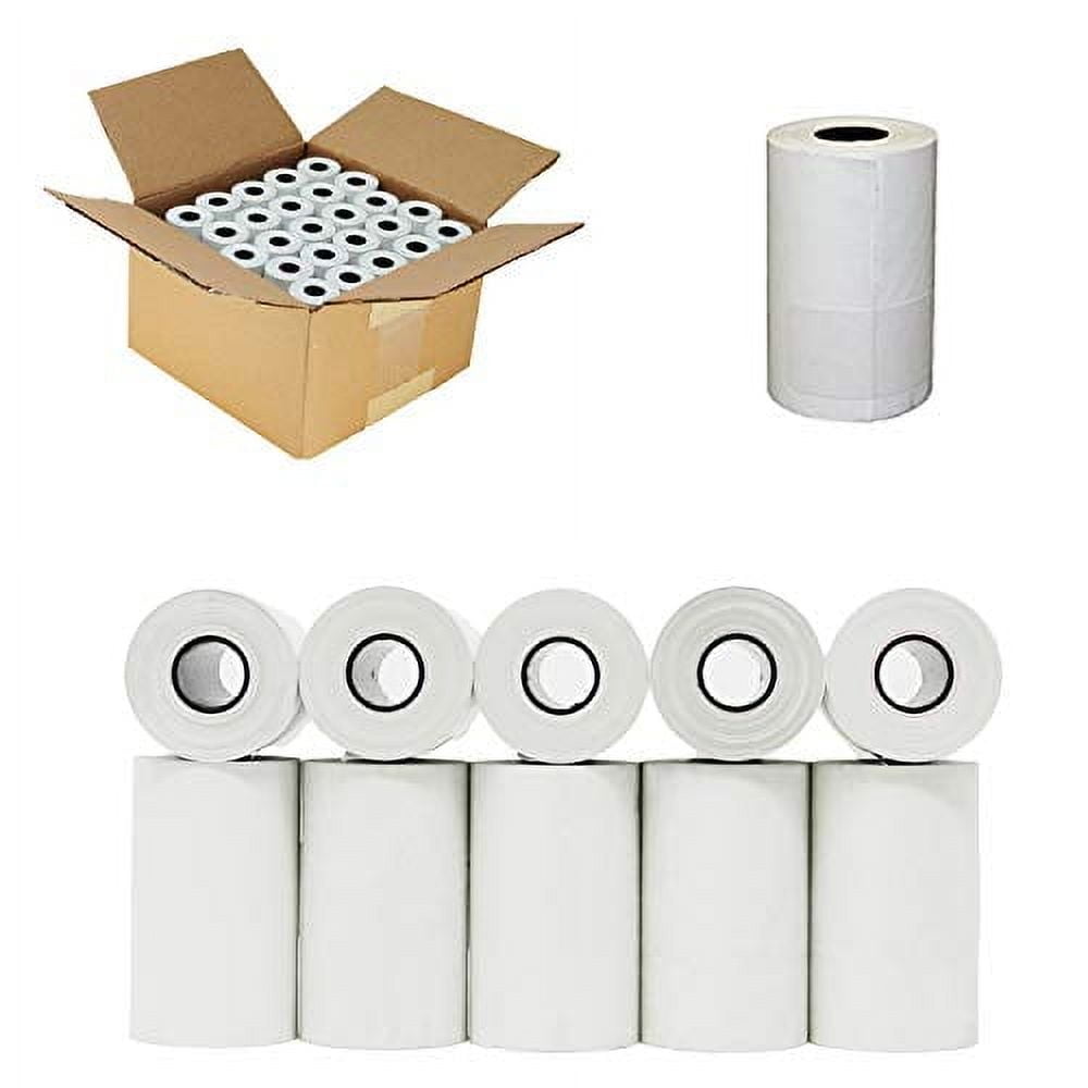 (50) 2 1/4 x 50 Thermal Paper Receipt Rolls 2.25 x 50 ft, Verifone ...