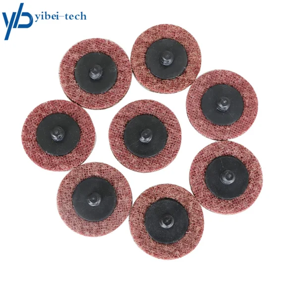 50× 2 Inch Medium Surface Conditioning Discs Roll Lock Die Grinder ...