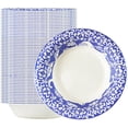 50 20-ounce paper bowls, disposable heavy-duty bowls, leak-proof, cut ...