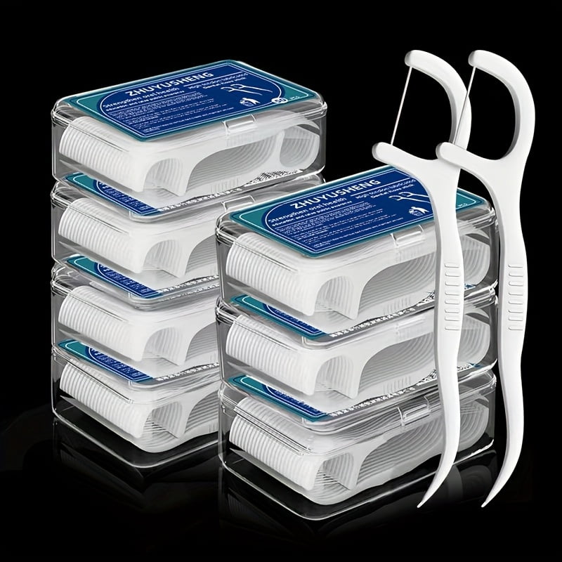 50/200 Count Dental Floss Picks, Advanced Clean Floss Picks, Suitable ...