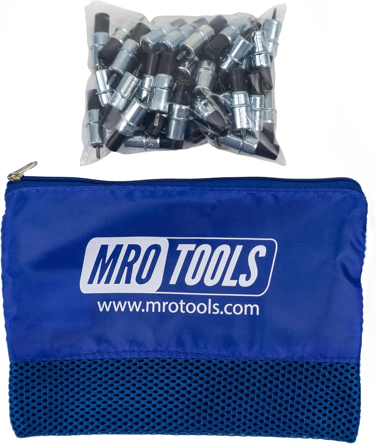 50 3/32 Extra Short Cleco Sheet Metal Fasteners w/ Mesh Carry Bag ...