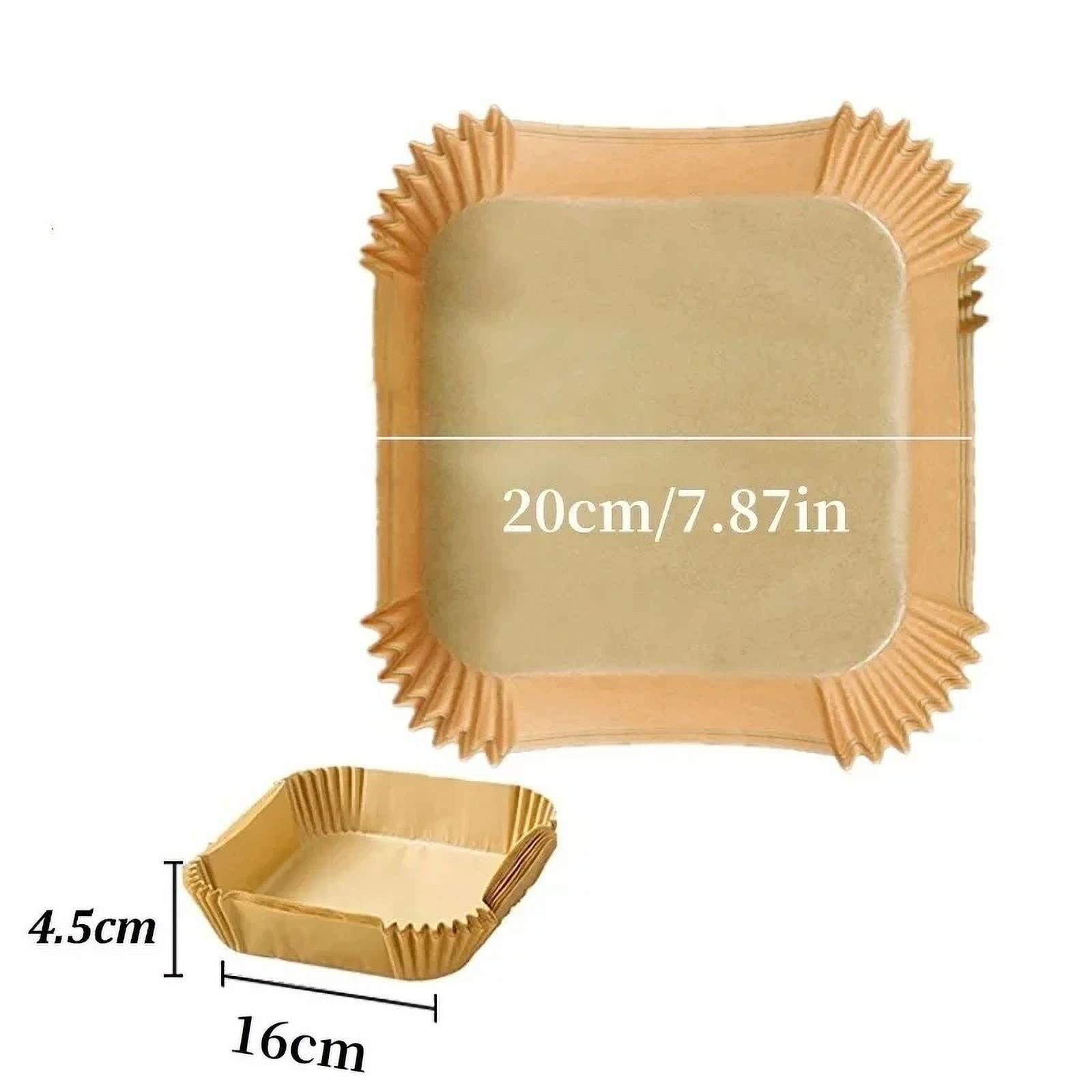 50/30 Pieces Kitchens Accessories Air Fryer Paper Kitchen Utensils Disposable Square Round ...