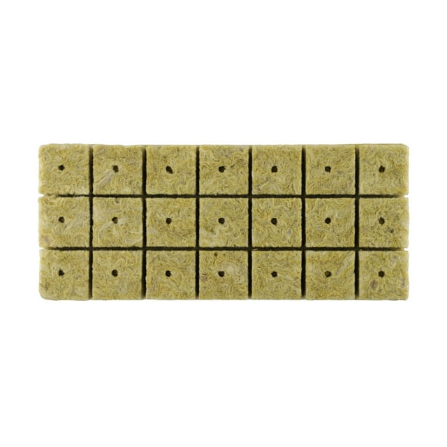 50/36/21pcs Stonewool Hydroponic Grow Media Cubes Plant Cubes Soilless Substrate Seed-ed Rock ...
