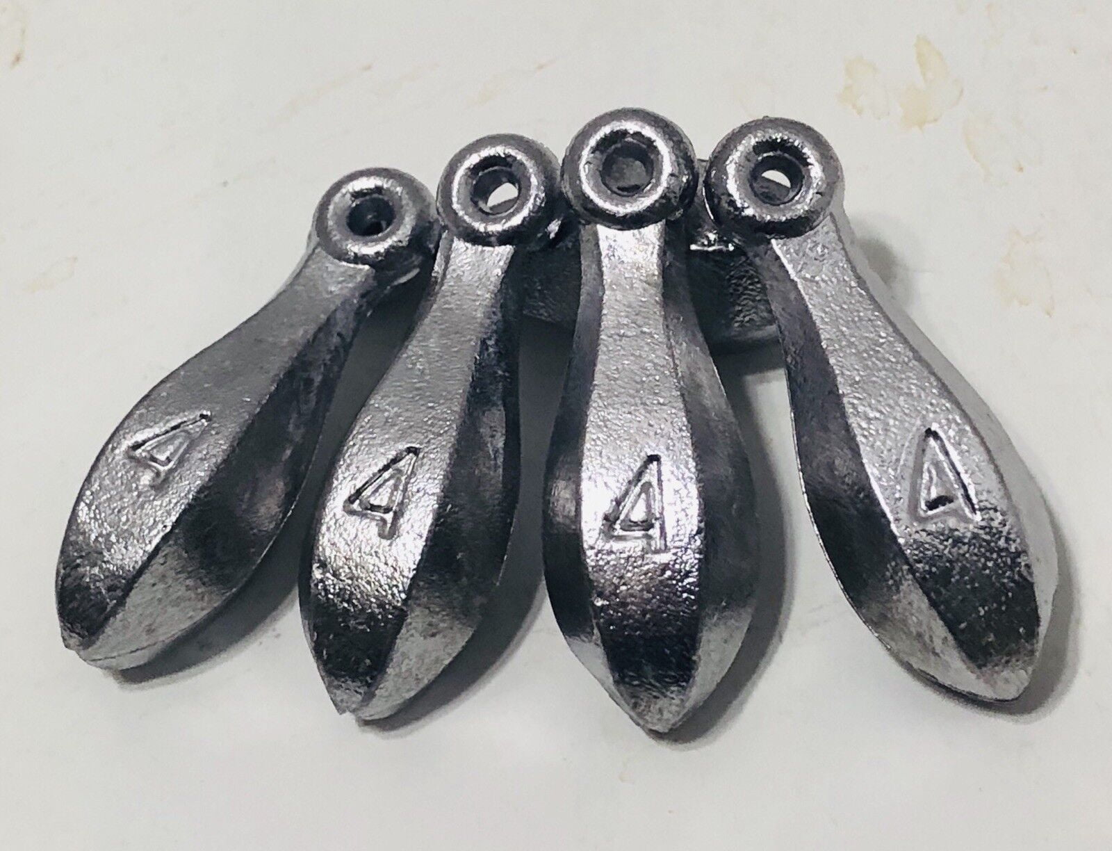 50- 4-OZ Hand Made Pure Lead Bank Sinkers - Walmart.com