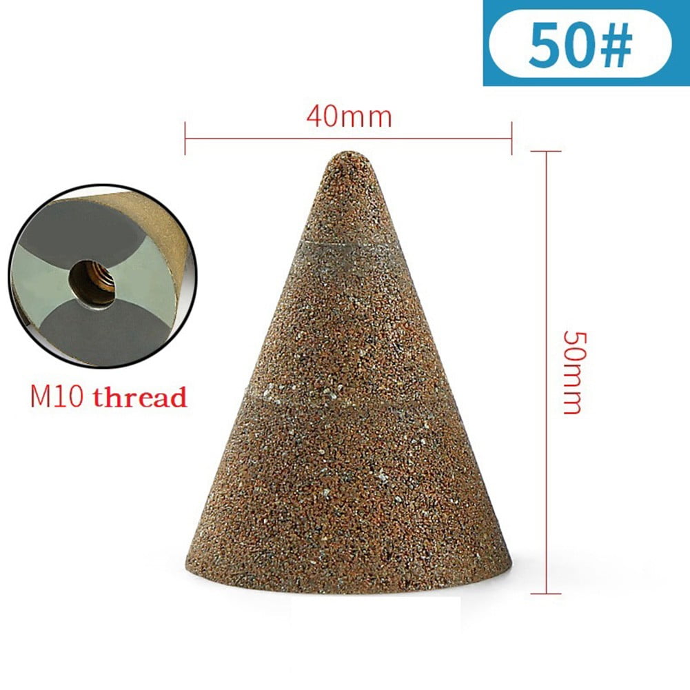 50 40MM Grinding Wheel Grinding Wheel Bit Cone Carve M10 Thread ...
