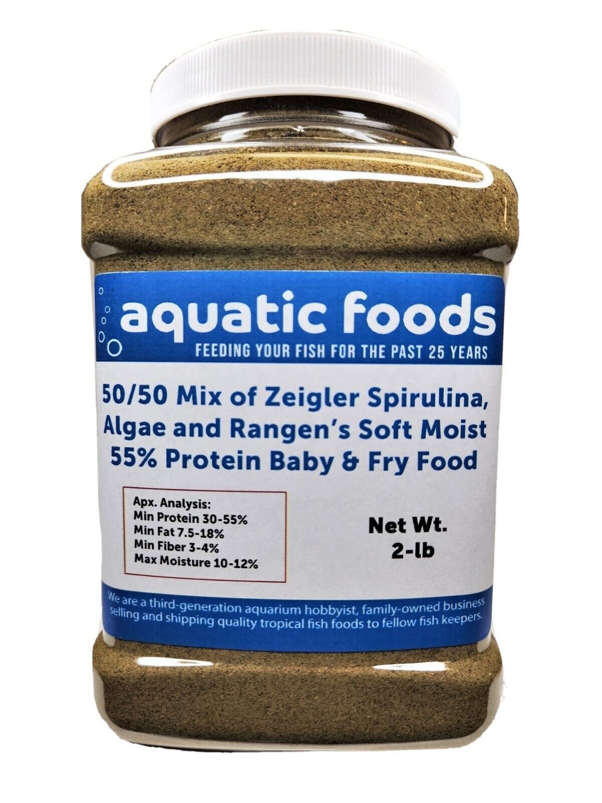 50/50 Mix of Spirulina, Algae Powder and Rangen's Soft Moist 55% ...