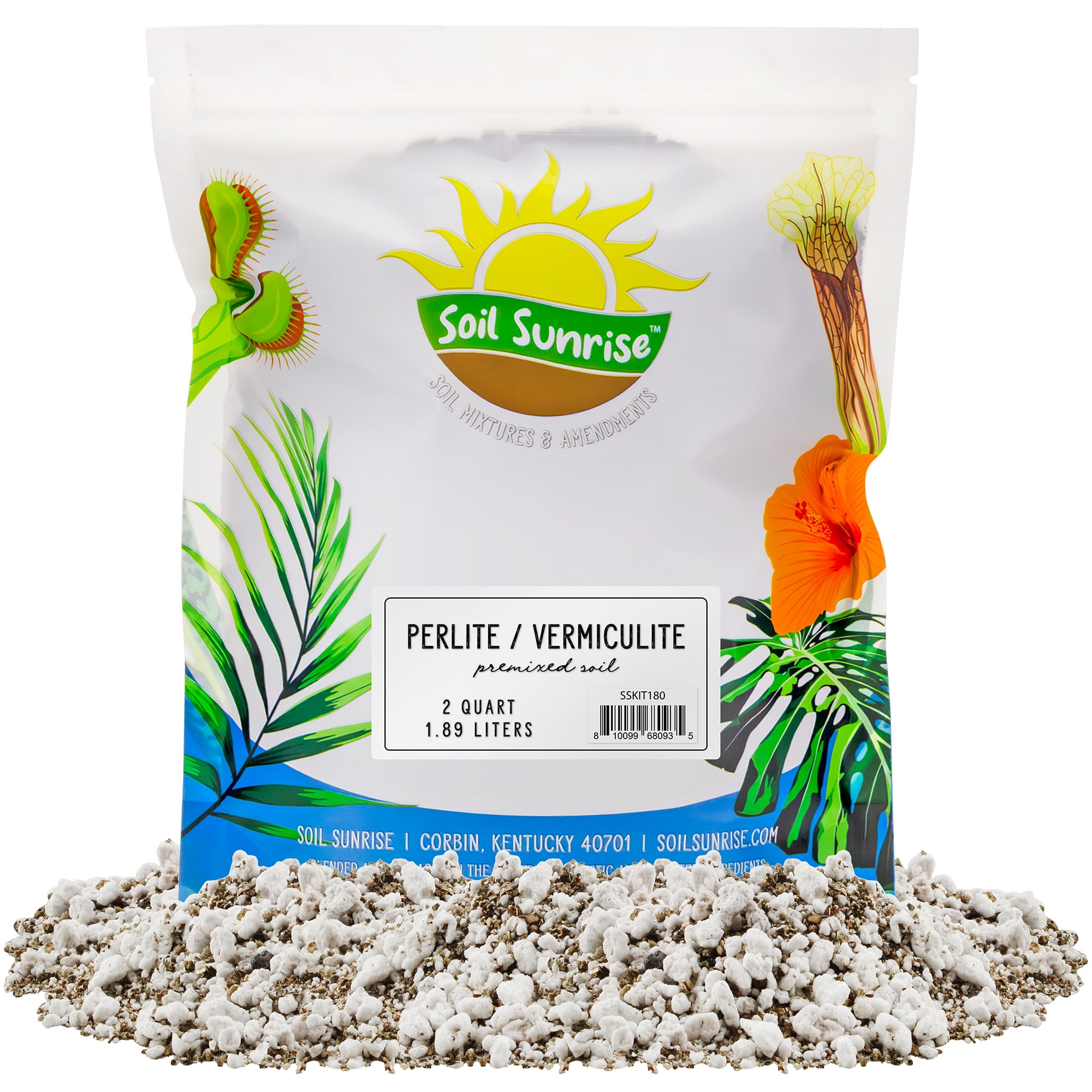 Soil Sunrise 50/50 Perlite Vermiculite Blend for Garden, Soil Additive ...