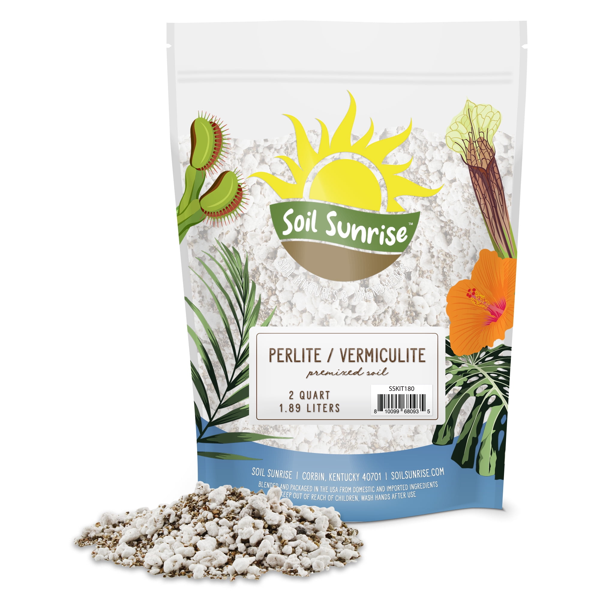 50/50 Perlite Vermiculite Blend (2 Quarts); Premixed soil Additive for ...