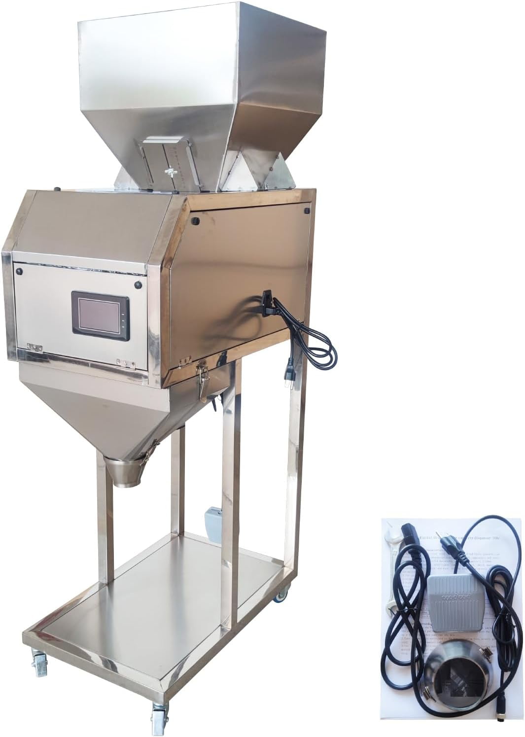 50-5000g Weighing Machine Digital Display Dispenser Food Seed Grain ...