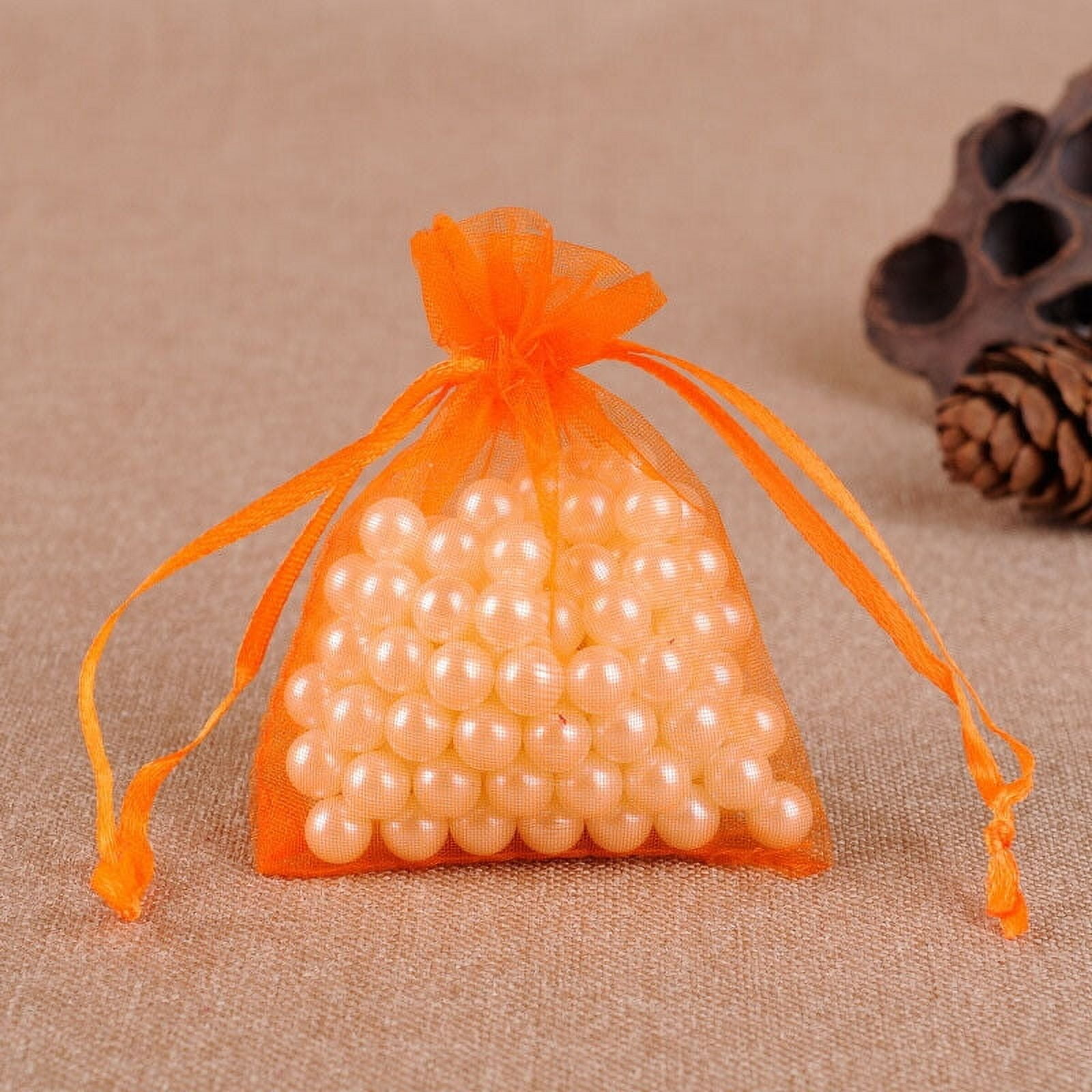 50-500PCS Organza Candy Bags Wedding Party Favor Gift Jewelry Pouch ...