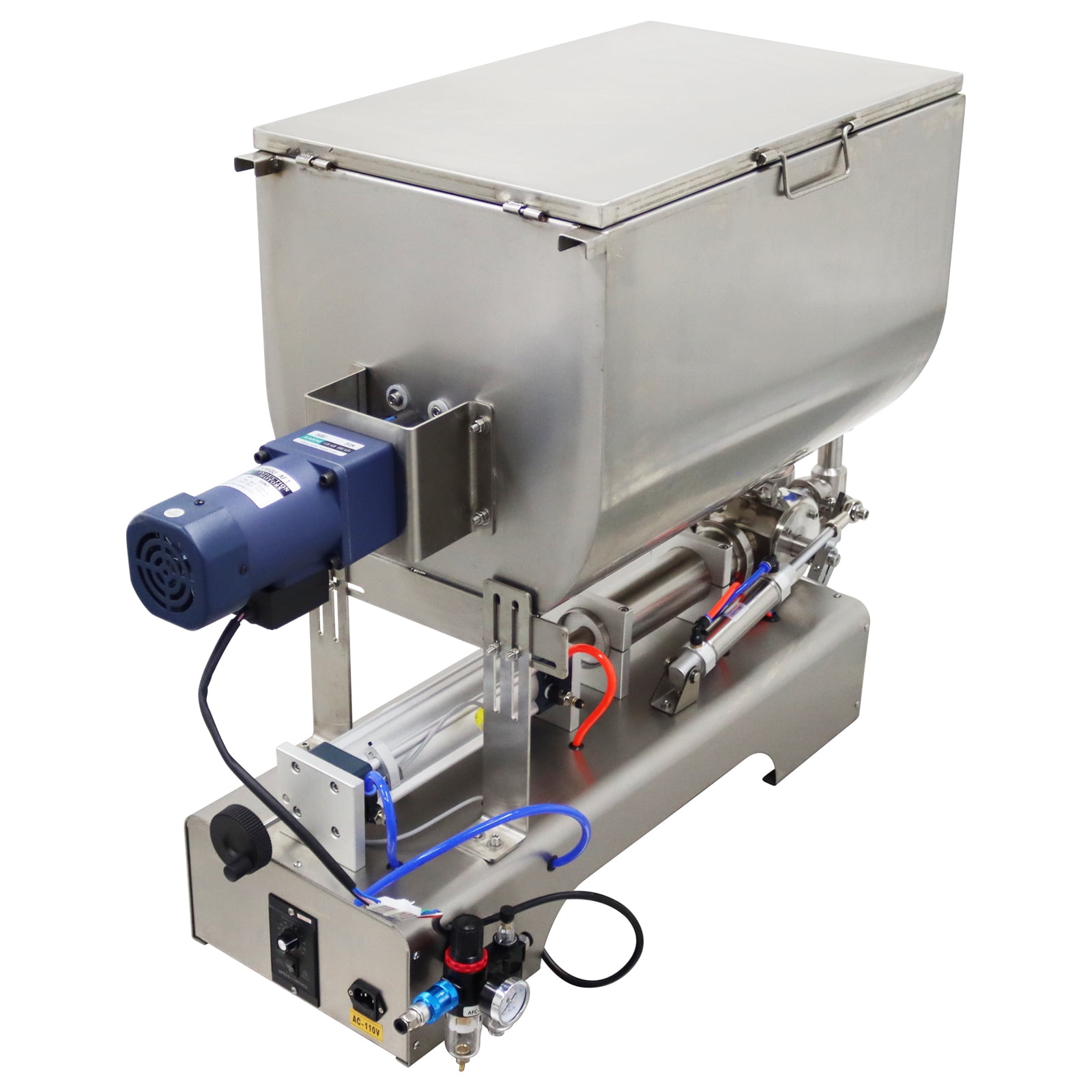 50-500ml Paste Filling Mixing Machine Piston Filler Machine with ...