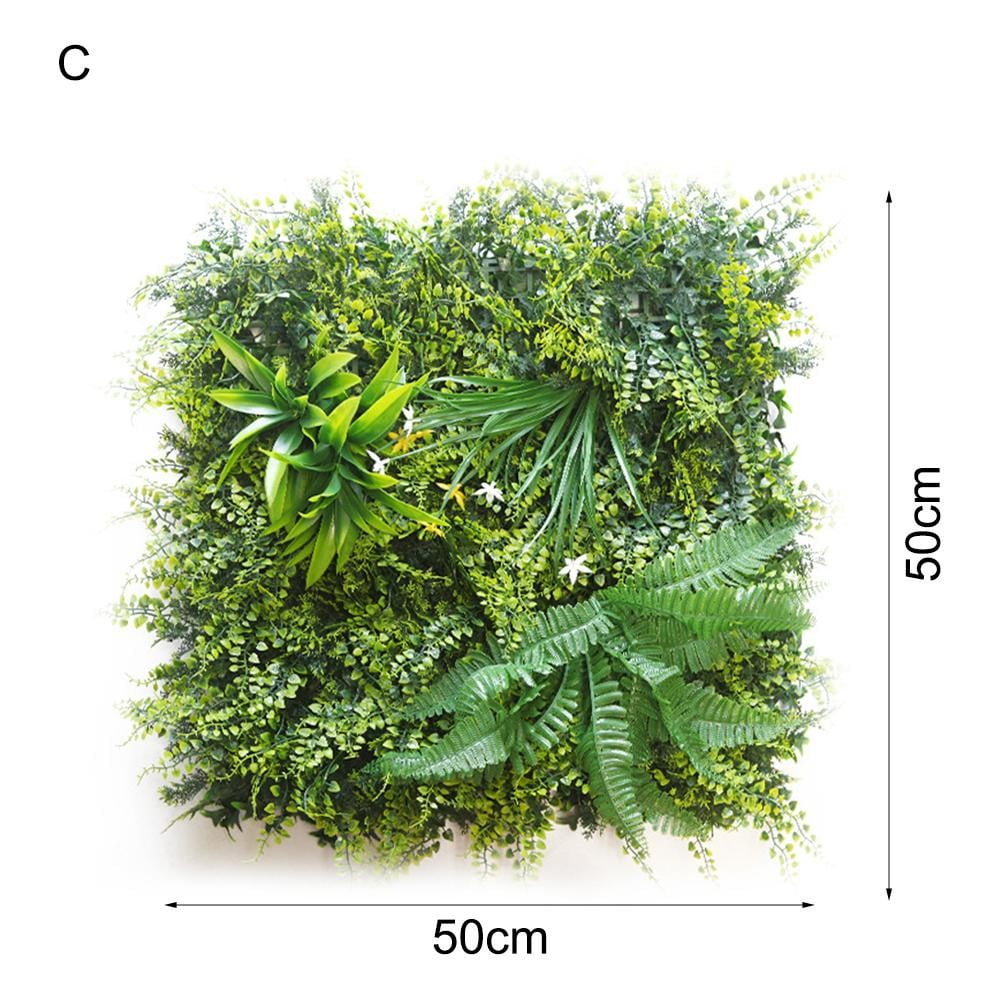 50*50CM Flower Wall Panels UV Realistic Indoor Outdoor Garden - Walmart.com