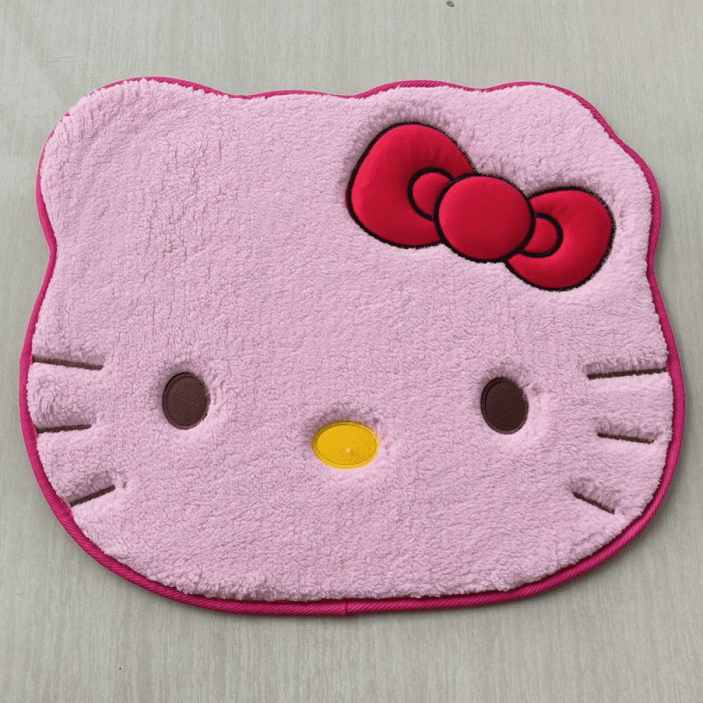50*60cm Hello Kitty Cute Cartoon Bath Mat, Anti-Slip Plush Bathroom Rug ...
