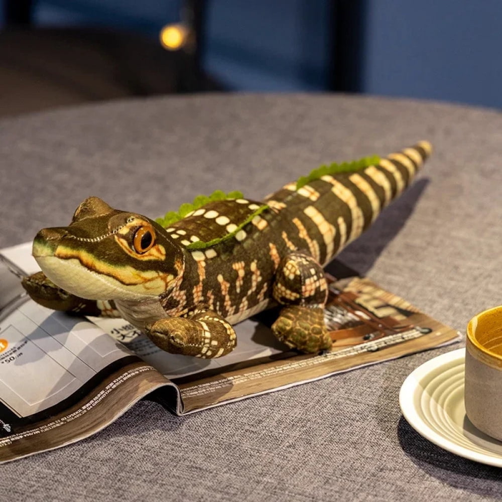50/70cm Real Life Alligator Plush Toy Simulation Crocodile Dolls Kawaii ...