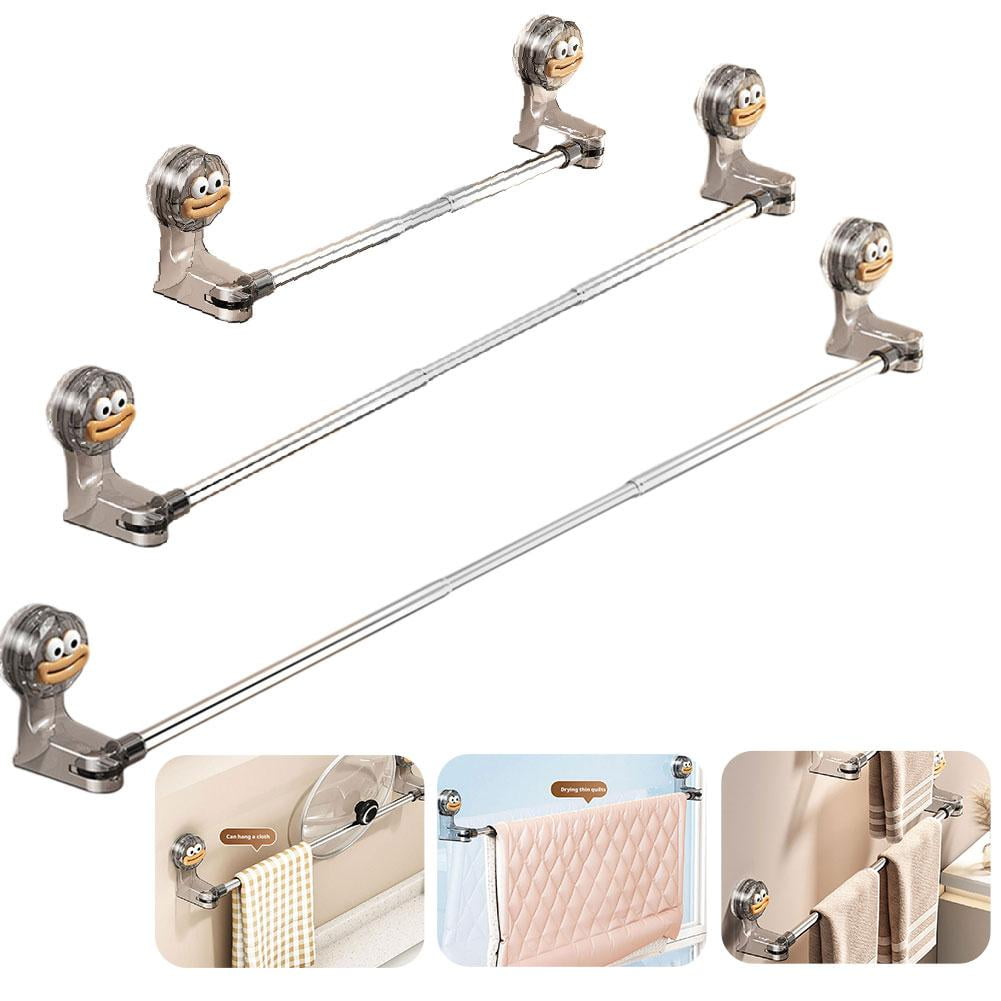50-88 telescopic suction cup towel bar rotating suction cup towel bar ...