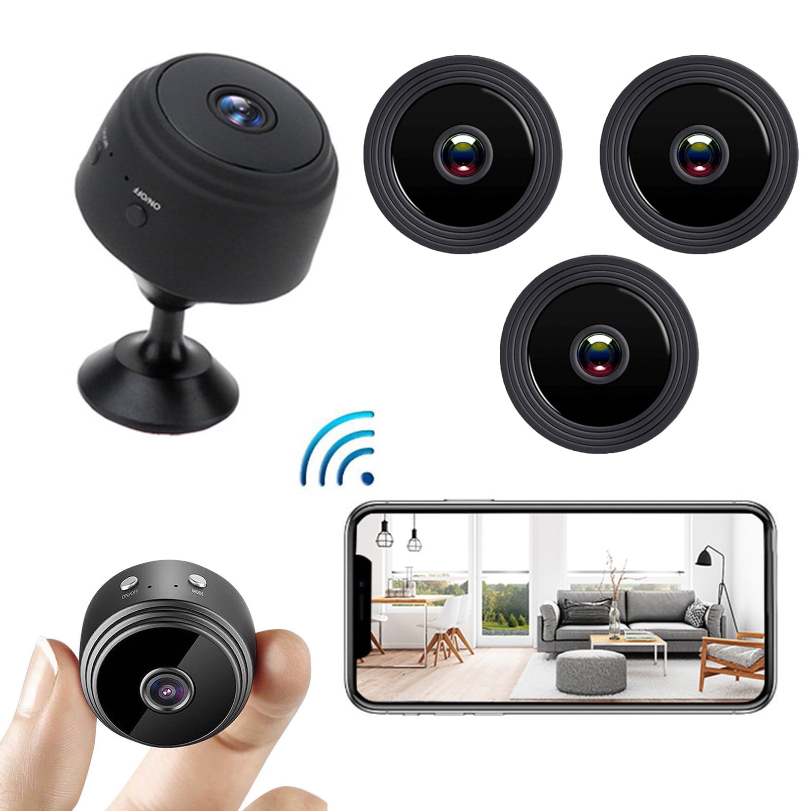 A9 Mini Camera WiFi 1080P HD IP Camera,Viflosae Wireless Home Security ...