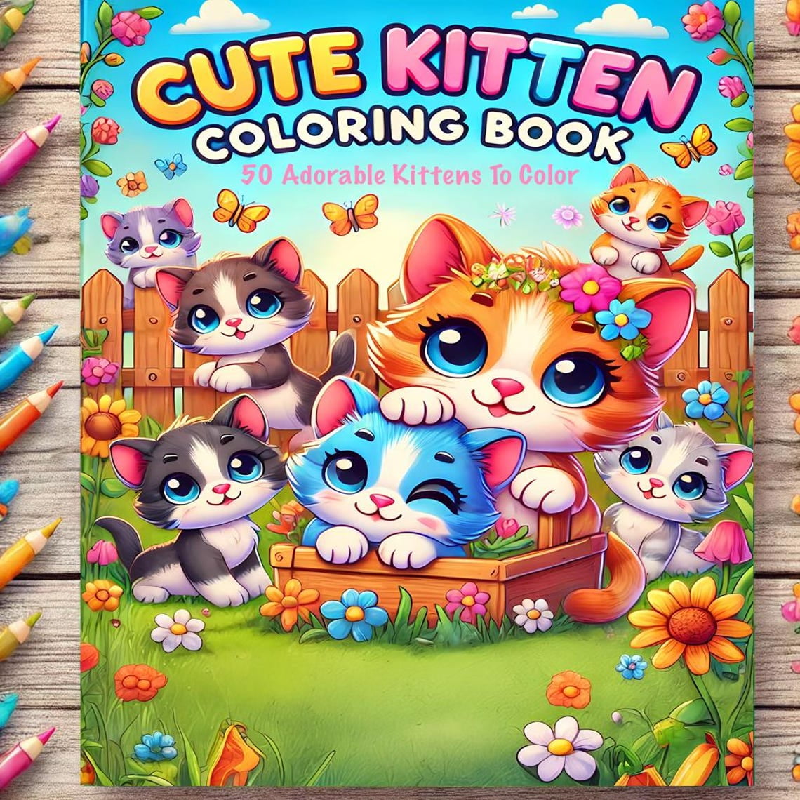 50 Adorable Kittens Coloring Pages Cute - Fun For Kids & Adults ...