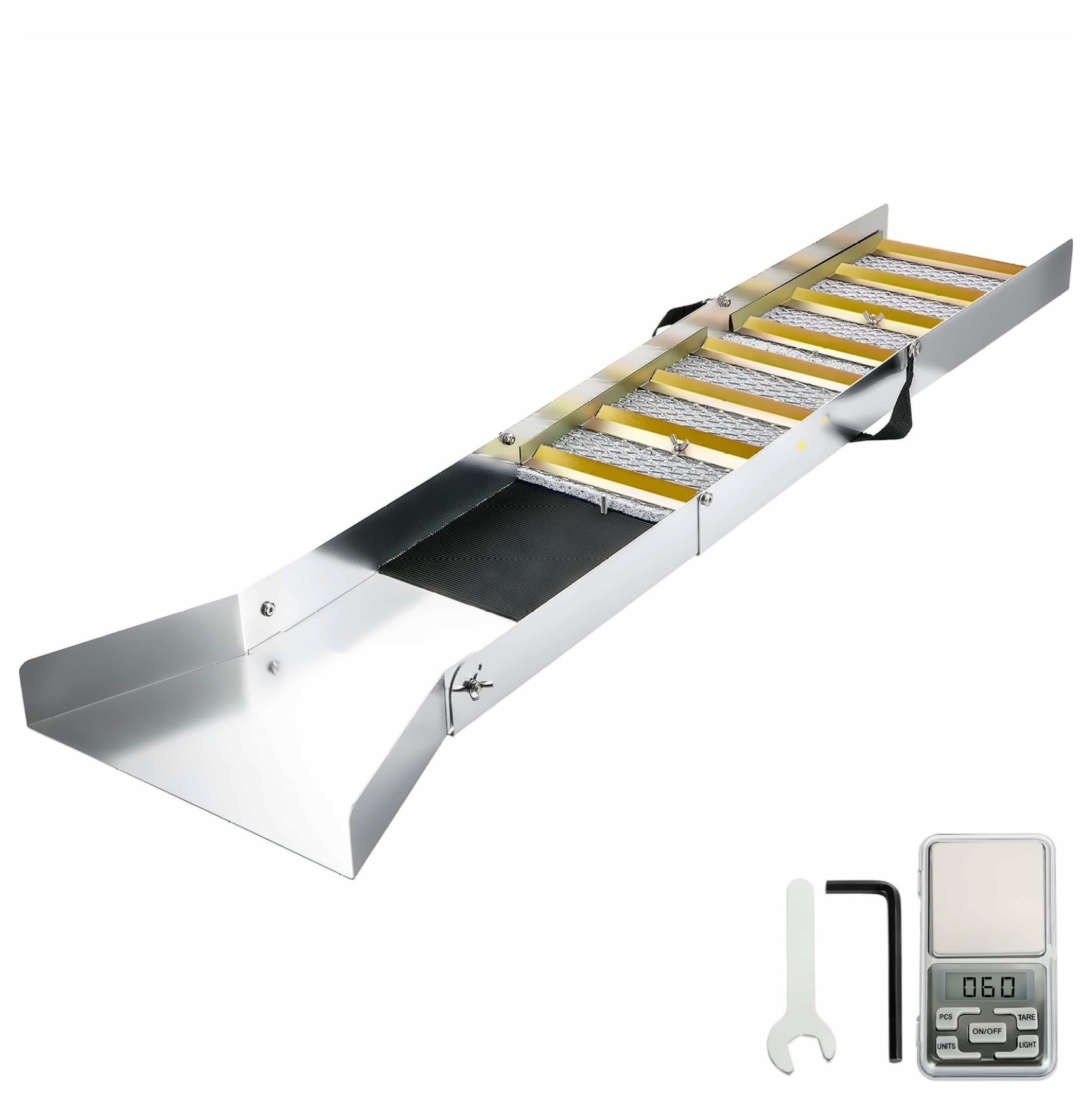 50" Aluminum Gold Sluice Box, Folding Prospecting Sluice for Gold ...