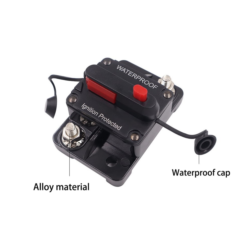 50 Amp In-Line DC Circuit Breaker Solar/Audio/Car/RV 50A/50AMP Fuse 12V ...