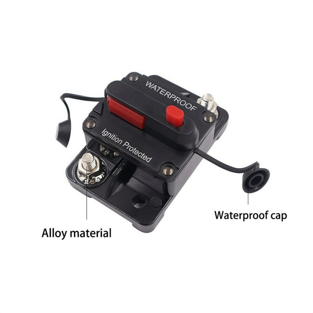 50 Amp In-Line DC Circuit Breaker Solar/Audio/Car/RV 50A/50AMP Fuse 12V ...