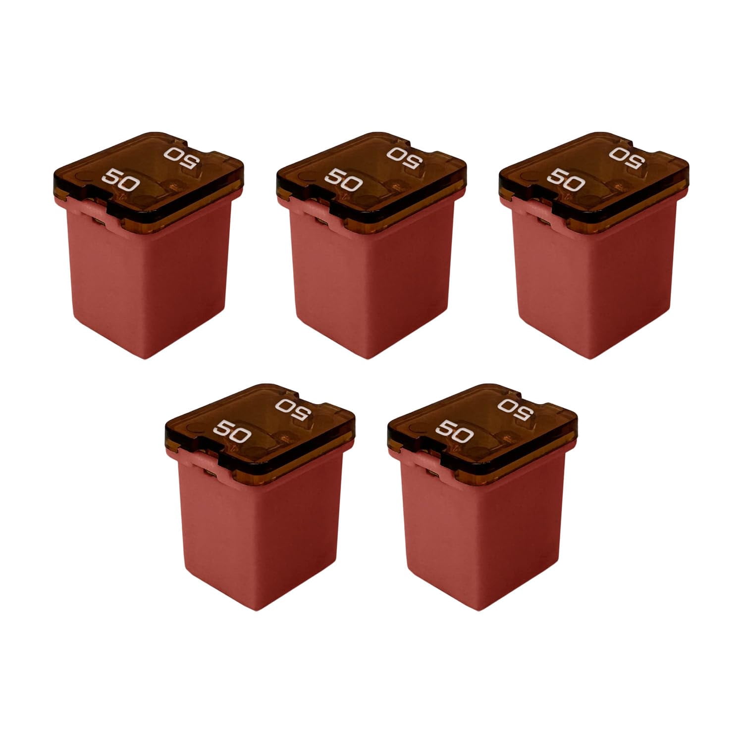 50 Amp J-Case Low Profile (Mini) Fuse 16mm for Pickup Trucks, Cars and ...