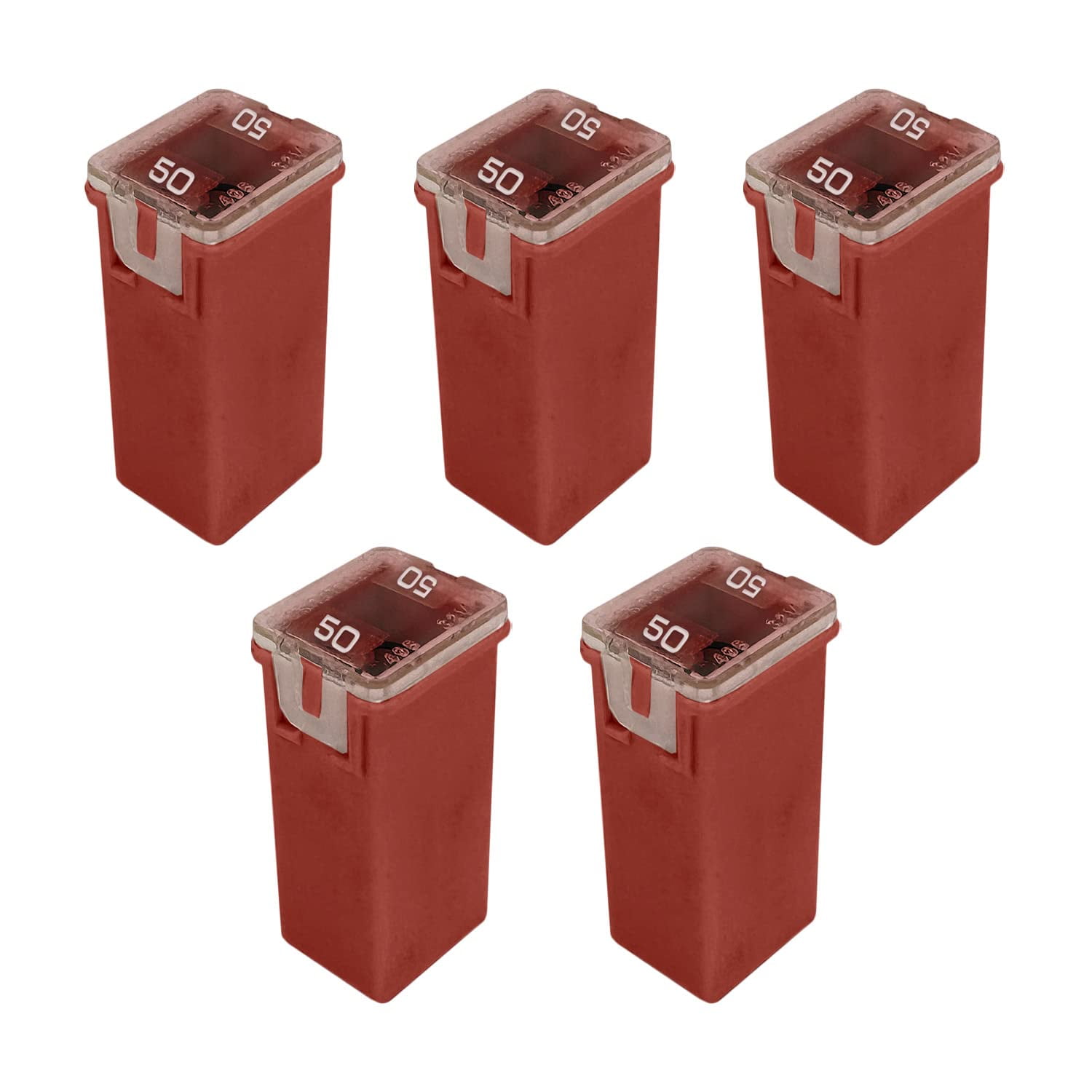 50 Amp J-Case Standard (Tall) Fuse 27mm for Pickup Trucks, Cars and ...